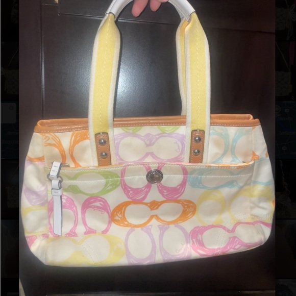Coach | Bags | Coach Colorful Womens Bag | Poshmark